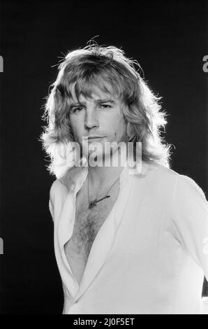 Rick Parfitt, rhythm guitarist, singer and songwriter in the rock band ...