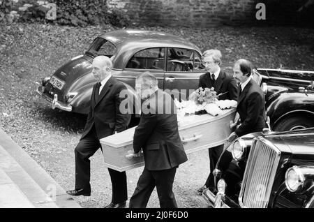 The funeral of Yorkshire Ripper victim Barbara Leach held at Kettering ...