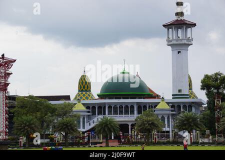 The beautiful Masjid Agung Blitar. The mosque was built in 1820 Stock ...