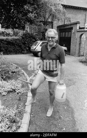Actor Brian Rix working in his garden, he is to be the new General ...