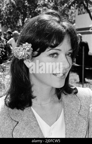 Newsreader Anna Ford at the Chelsea Flower Show. her. 21st May 1979 ...