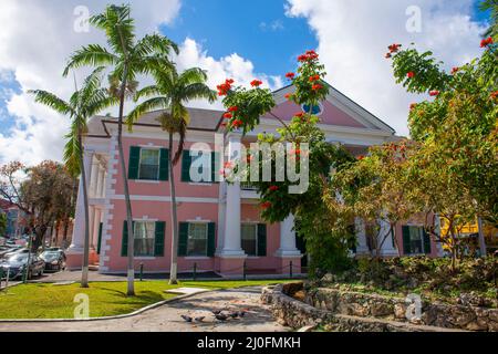 The Supreme Court of The Bahamas on Bank Line in historic downtown ...