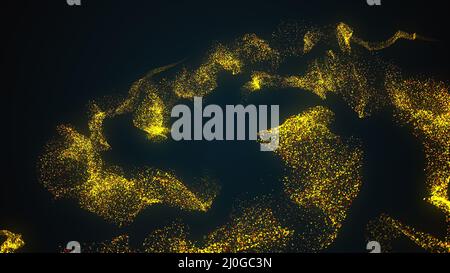 Abstract radial. Computer generated 3d render Stock Photo - Alamy
