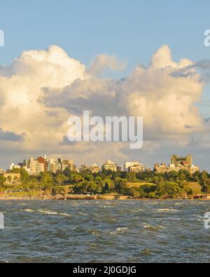 Waterfront Coastal Scene, Montevideo, Uruguay Stock Photo - Alamy