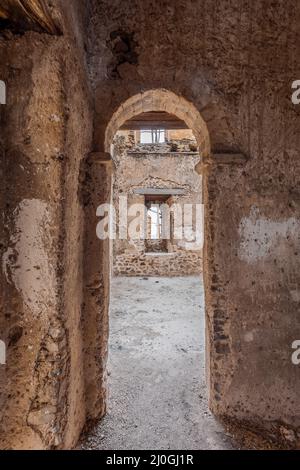 Ruins of Guzara royal palace, Ethiopia Africa Stock Photo - Alamy