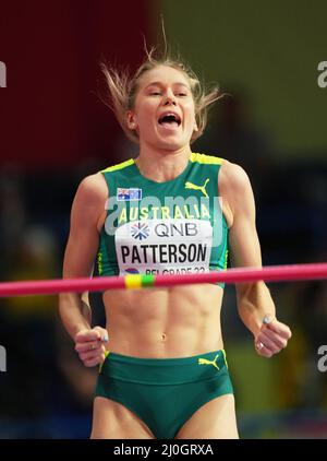 Australia's Eleanor Patterson during the Women's High Jump ...
