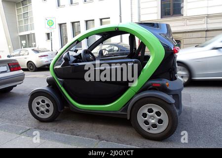 Renault Twizy, a two seater electric vehicle designed for town use ...