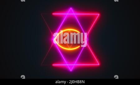 Magic neon sign Stock Photo - Alamy