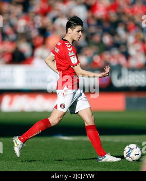 Charlton Athletic's George Dobson during the Sky Bet League One match ...