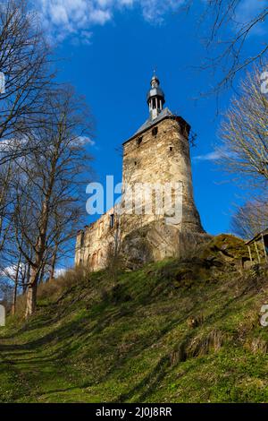 Hartenberg ruins, Western Bohemia, Czech Republic Stock Photo - Alamy