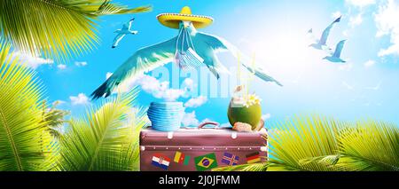 Seagulls with corona virus mask flying over the beach Stock Photo - Alamy
