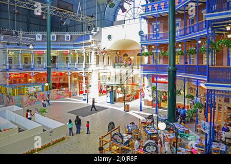 Interior atrium of Lakeside Mall, Benoni, East Rand, Gauteng Province ...