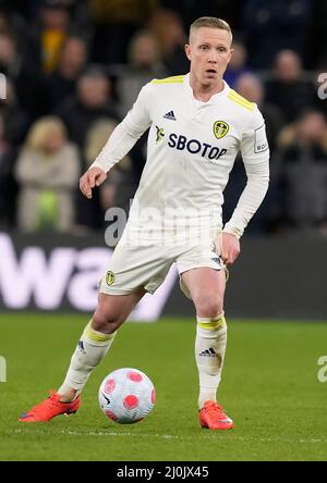Wolverhampton, England, 18th March 2022. Adam Forshaw of Leeds United ...