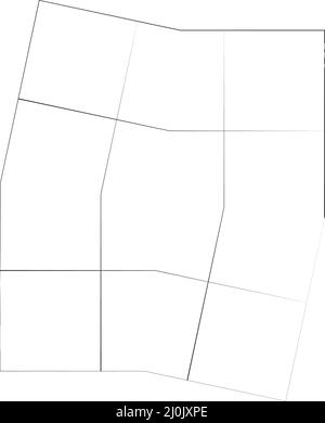 Mirrored, tweaked irregular grid, mesh, grating and lattice geometric ...