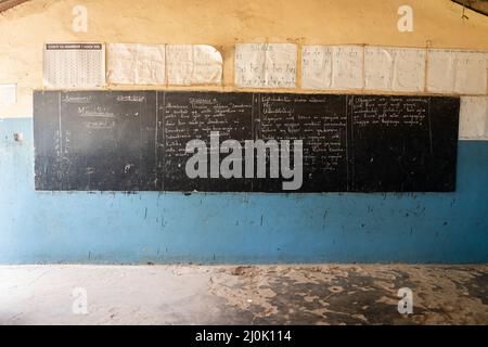 Swahili language class in African school with no children Stock Photo ...
