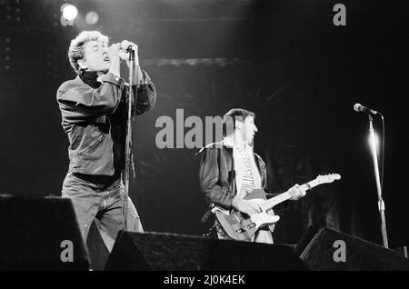 The Who performing on their 1982 Farewell Tour at JFK Stadium in ...