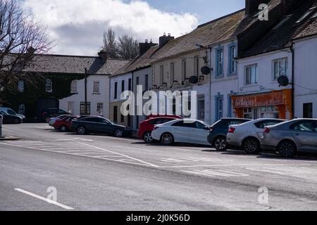 View of Glin village in county Limerick- ,Glin,Ireland,March,18,2022 ...