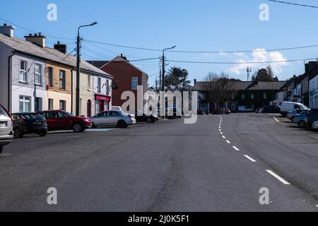 View of Glin village in county Limerick- ,Glin,Ireland,March,18,2022 ...