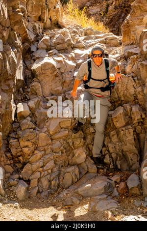 Upper Burro Mesa Pouroff Trail Cuts Through Canyon Walls in Big Bend ...