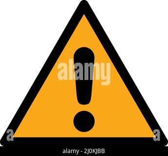 W001 – General warning sign of ISO 7010 Stock Vector Image & Art - Alamy