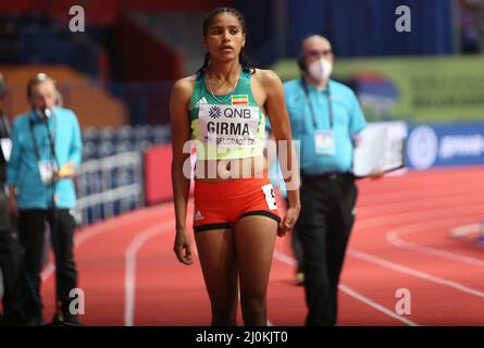 Tigist GIRMA of Ethiopia, Heats 800 M Women during the World Athletics ...