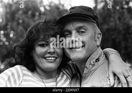 Actor Kenneth Cope and actress Ann Michelle. 28th September 1980 Stock ...