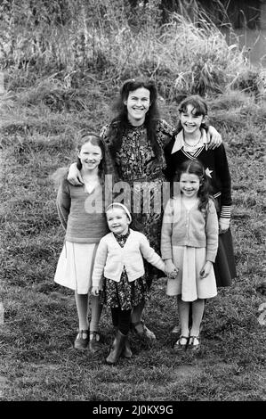 Campaigner Victoria Gillick with some of her children. 22nd November ...