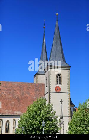 Sights of Hassfurt on the Main Stock Photo - Alamy