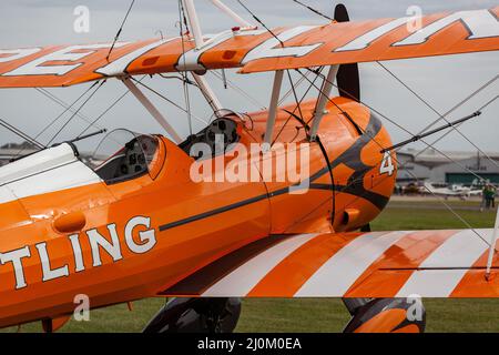 Breitling Wingwalker - Boeing Stearman Stock Photo - Alamy
