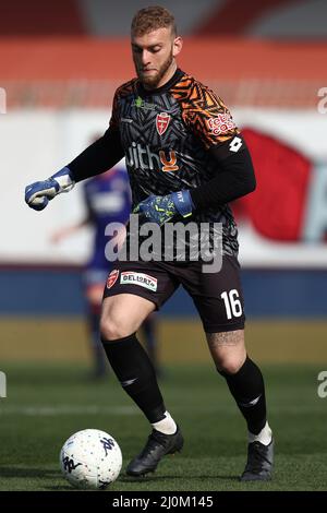 Michele Di Gregorio of AC Monza in action during the Serie B match ...