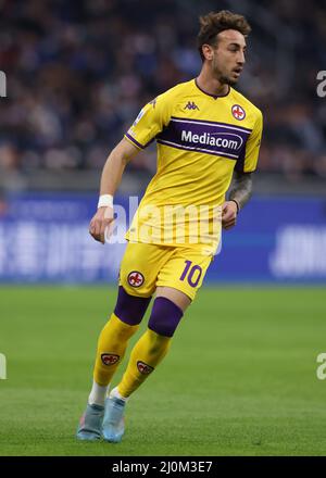 Gaetano Castrovilli of ACF Fiorentina during the Serie A match between ...