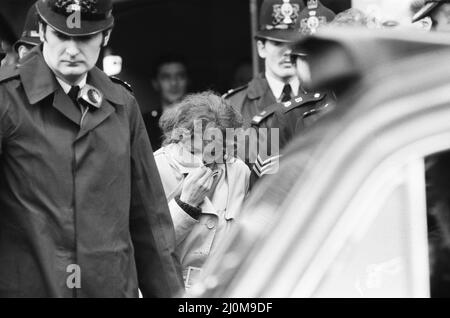 Sonia Sutcliffe, wife of Peter Sutcliffe, outside the Old Bailey during ...