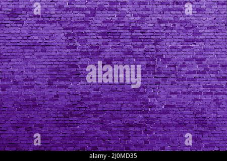 Violet brick building wall. Interior of a modern loft. Background for ...