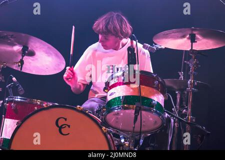 Southampton, UK. 19th Mar, 2022. Eamon Sandwith, vocalist and guitarist ...