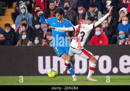 19 th march 2022; Stadium Vallecas, Madrid, Spain; Men's La Liga ...