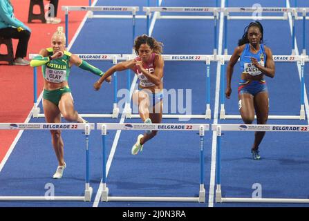 Liz CLAY of Australie , Gabriele CUNNINGHAM of USA and Maribel Vanessa ...