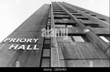 Priory Hall, Lanchester Polytechnic Halls of Residence, Coventry, 7th ...