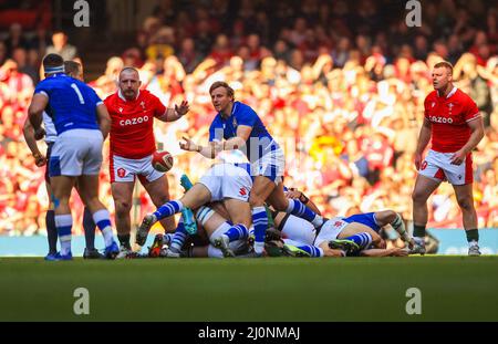 19th March 2022 ; Principality Stadium, Cardiff, Wales: 6 Nations ...