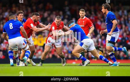 19th March 2022 ; Principality Stadium, Cardiff, Wales: 6 Nations ...