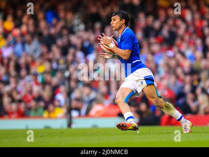 19th March 2022 ; Principality Stadium, Cardiff, Wales: 6 Nations ...