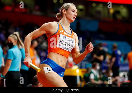 Lieke Klaver of the Netherlands competing in the women’s 400m semi ...