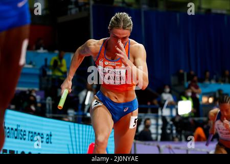 Lieke Klaver of the Netherlands competing in the women’s 400m semi ...