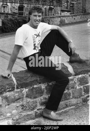Essex and England cricketer Derek Pringle after being selected for the ...