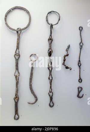 Greek Art. Greece. Iron tools of everyday use from the sanctuary of ...