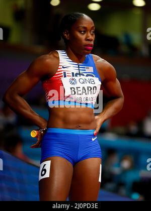 BELGRADE, SERBIA - MARCH 20: Jessica Beard of the United States of ...
