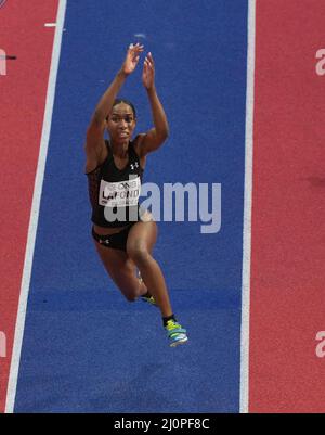 Thea Lafond (DMA) during the World Athletics Championships on 18.09. ...