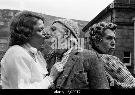 Lynda Baron (Lilly Bless Her), Bill Owen (Compo) and Kathy Staff (Nora ...