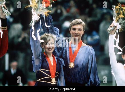 Olympic gold medal winners Jayne Torvill and Christopher Dean ahead of ...