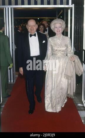 Media Mogul Lew Grade with his wife Lady Grade and their son Paul, as ...