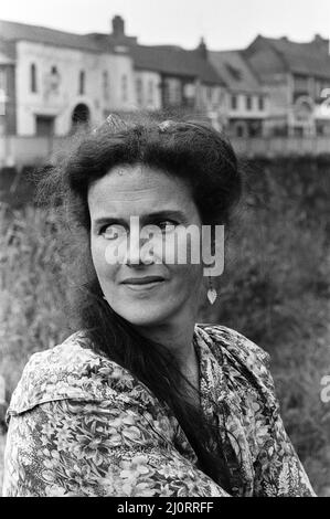 Victoria Gillick at home in Wisbech, Cambridgeshire. 25th July 1983 ...
